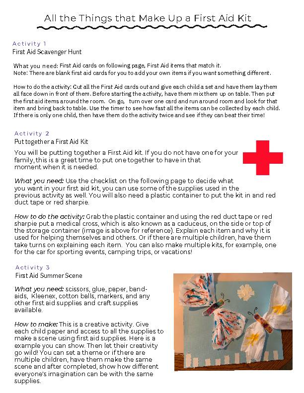 4th and 5th Grade First Aid and Safety Worksheet/Workbook--Lesson ...