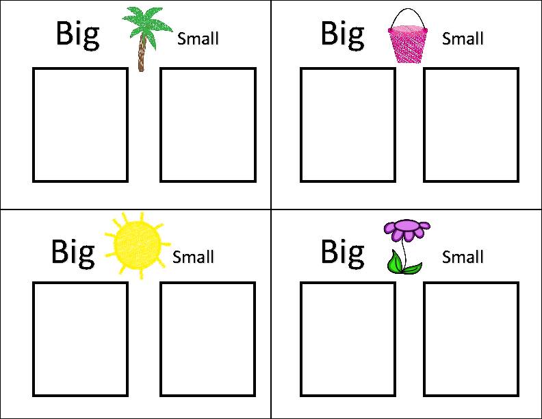 Special Education Task Box Big or Small (Pre-K-Elementary) Life Skills ...
