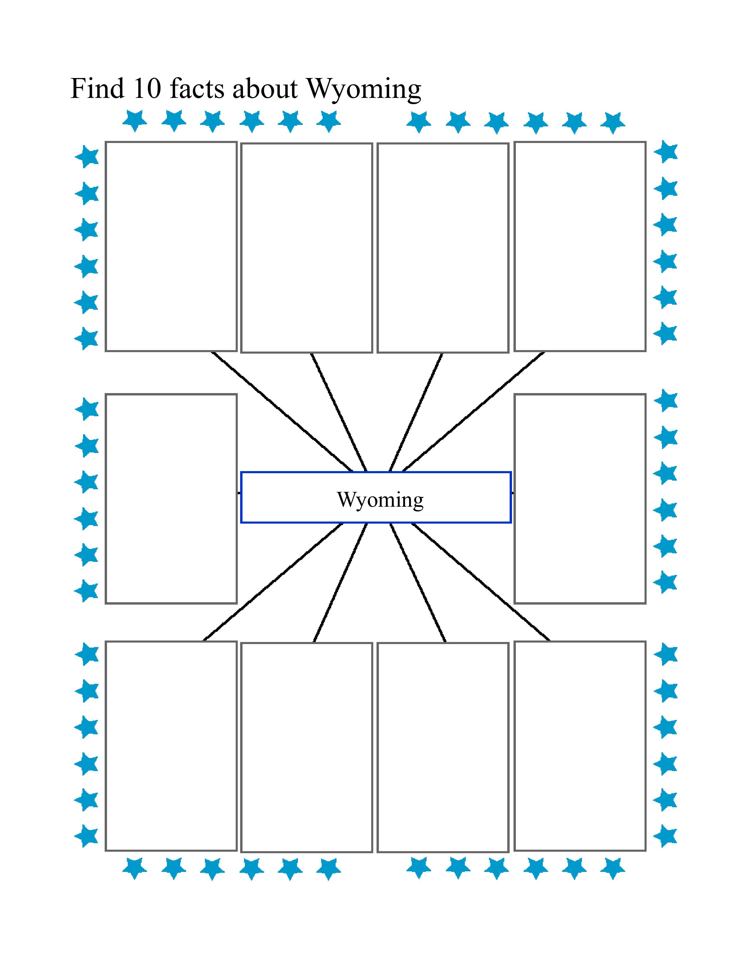Clipart and Activity Pack - Wyoming - Classful