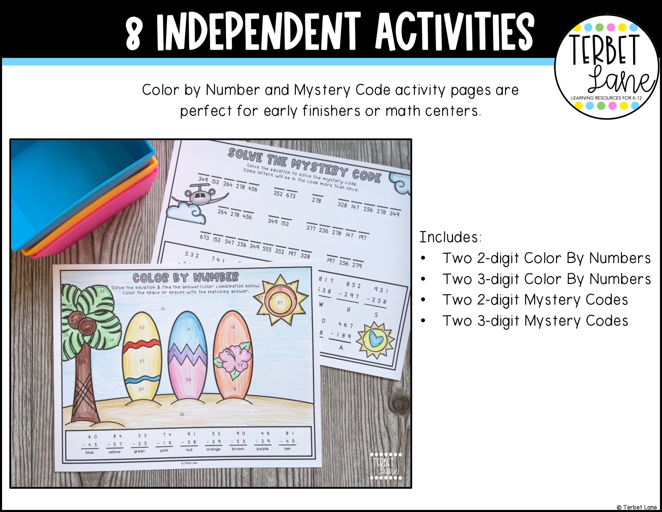 2 and 3 Digit Subtraction with Regrouping Games and Activities - Classful