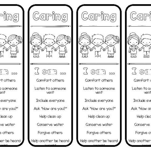 Caring Bookmark - Classful