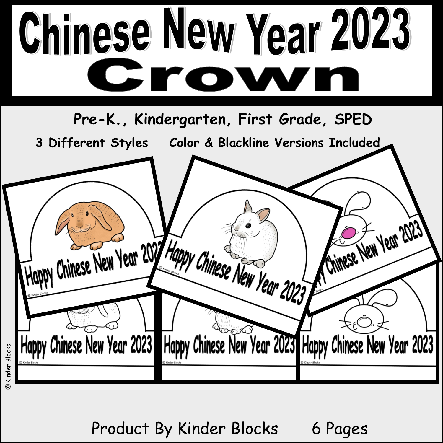 Chinese New Year 2023 Crowns - Classful