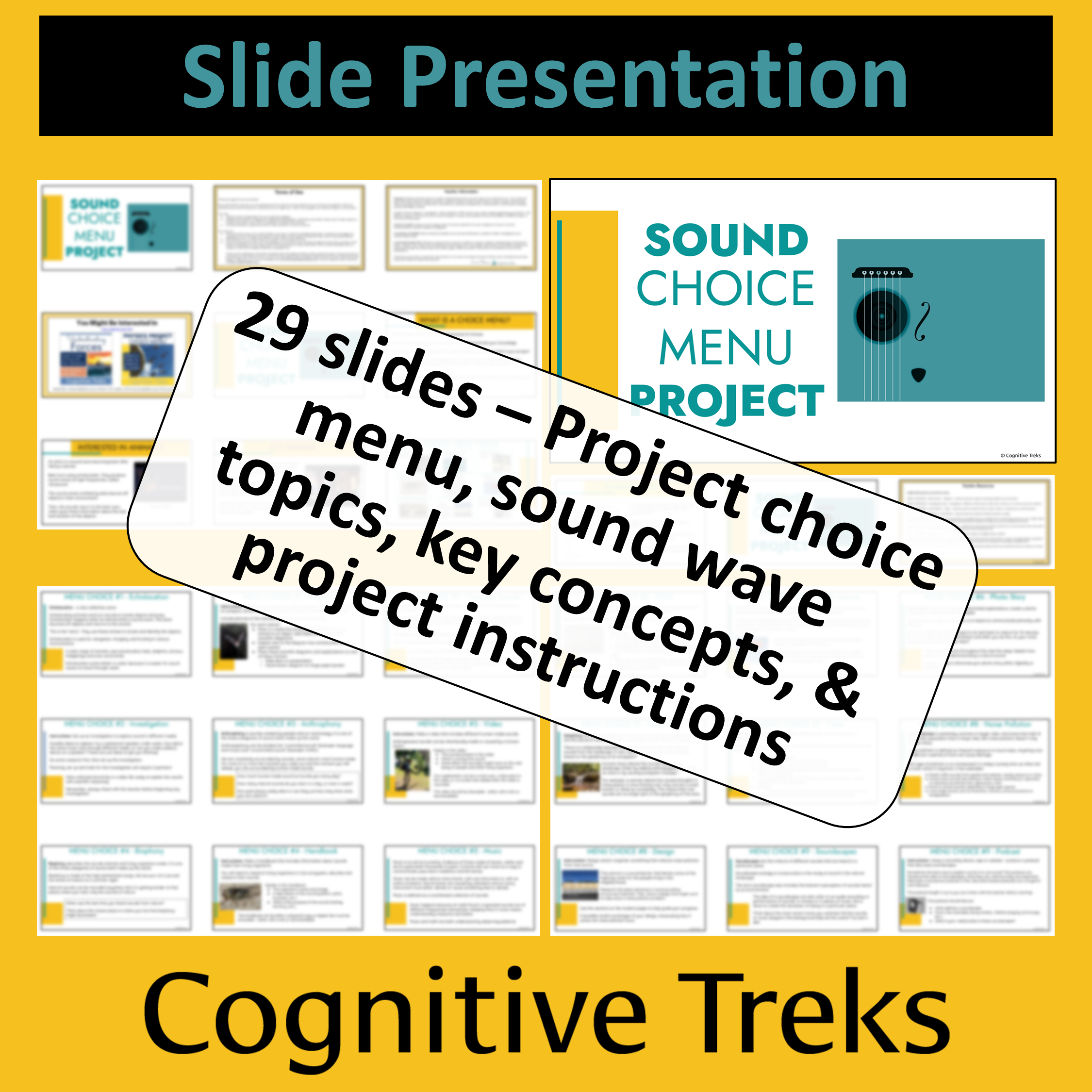 Sound Waves Choice Menu Project | Properties & Types of Sound | Energy ...