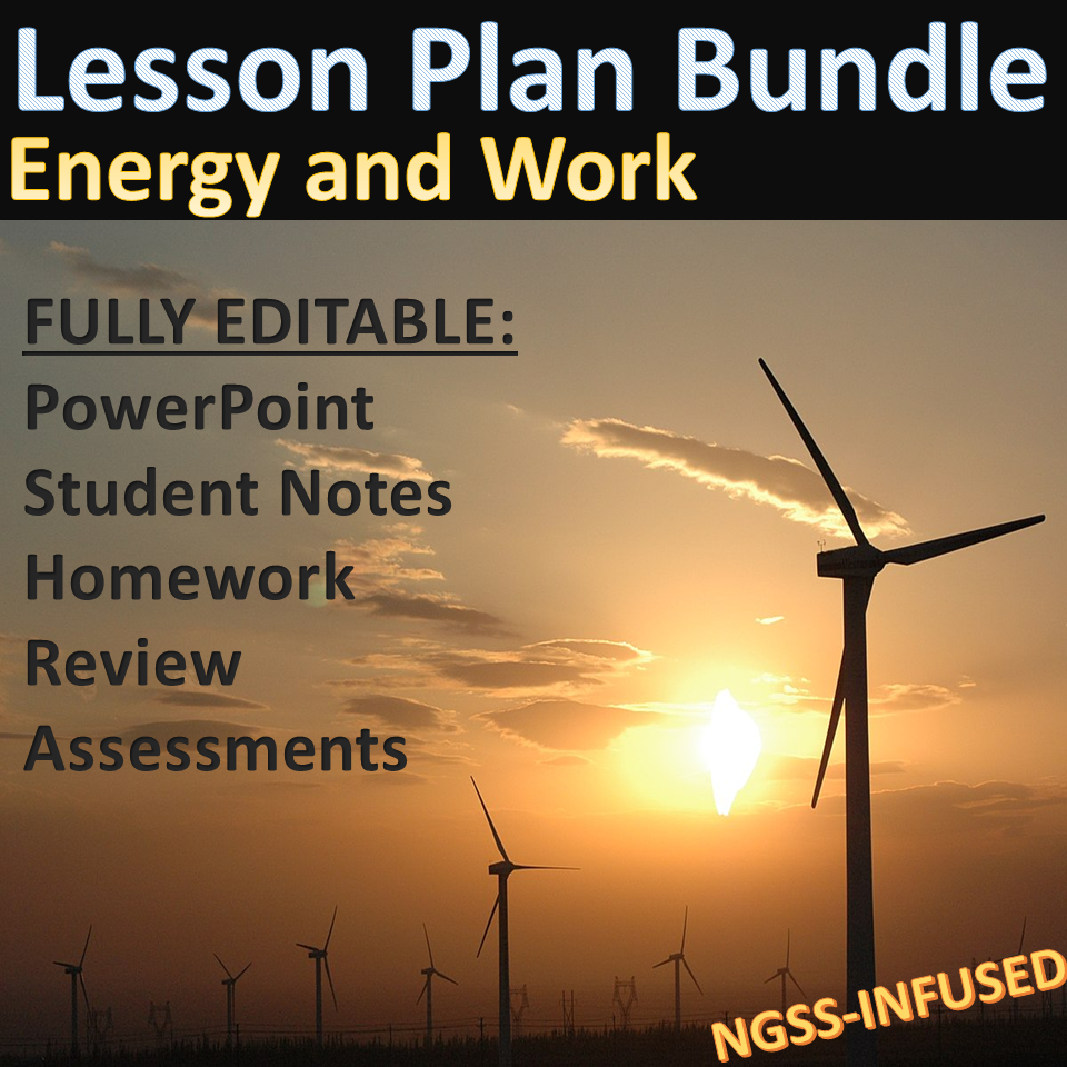 Lesson Plan Package- Energy and Work - Classful