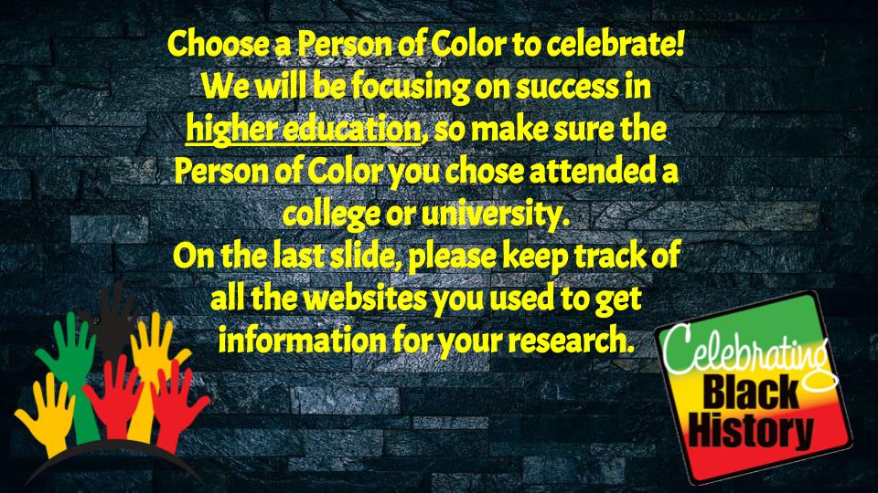 Black History Unsung Hero Project Presentation Google Slides Editable ...