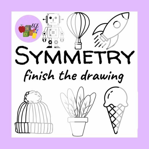 Symmetry Activity - Finish the Drawing! - Classful