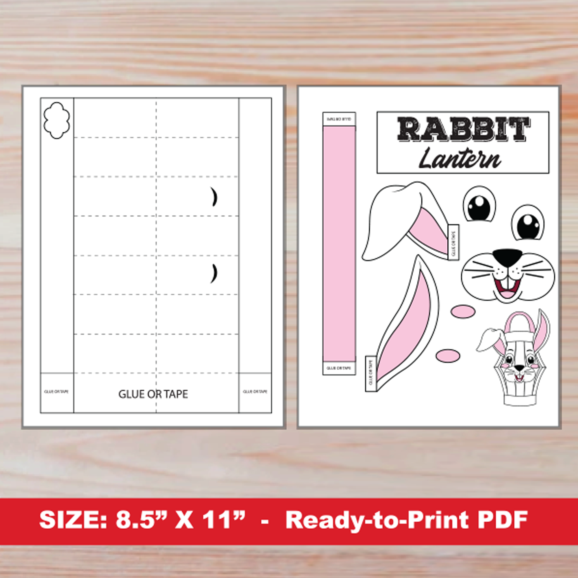 Chinese New Year Craft | Year of the Rabbit Paper Lantern | PRINTABLE ...