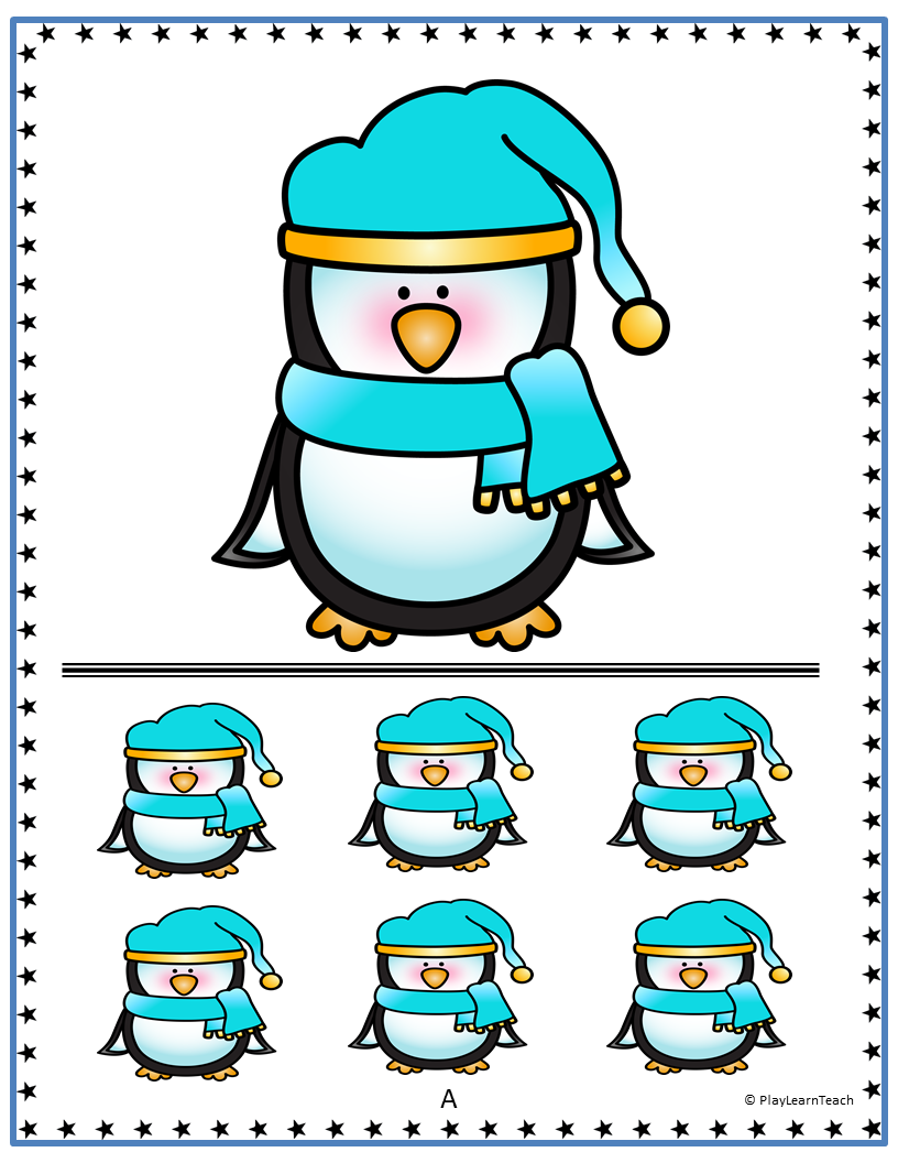 Winter Counting to 10 Count the Room - Classful