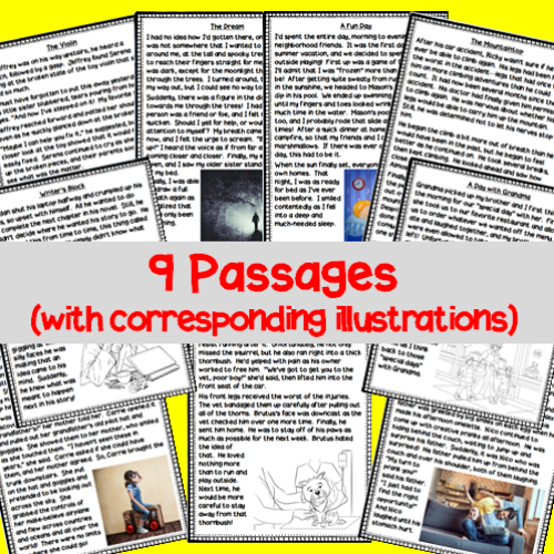 RL.3.7- Illustrations and Words in a Story - Classful