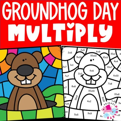 GROUNDHOG DAY MATH | GROUNDHOG DAY COLOR BY CODE | GROUNDHOG DAY COLOR ...