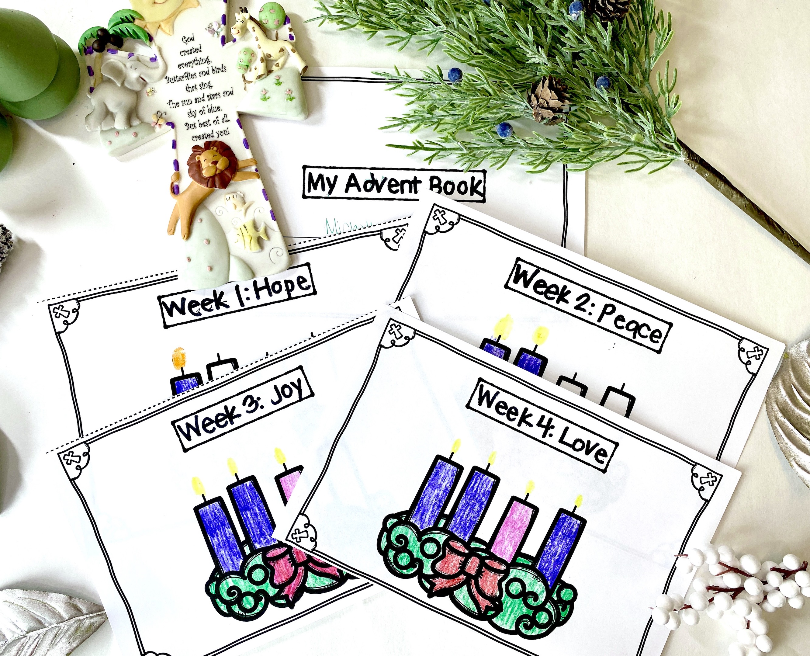 Advent Wreath Activity Book - Classful