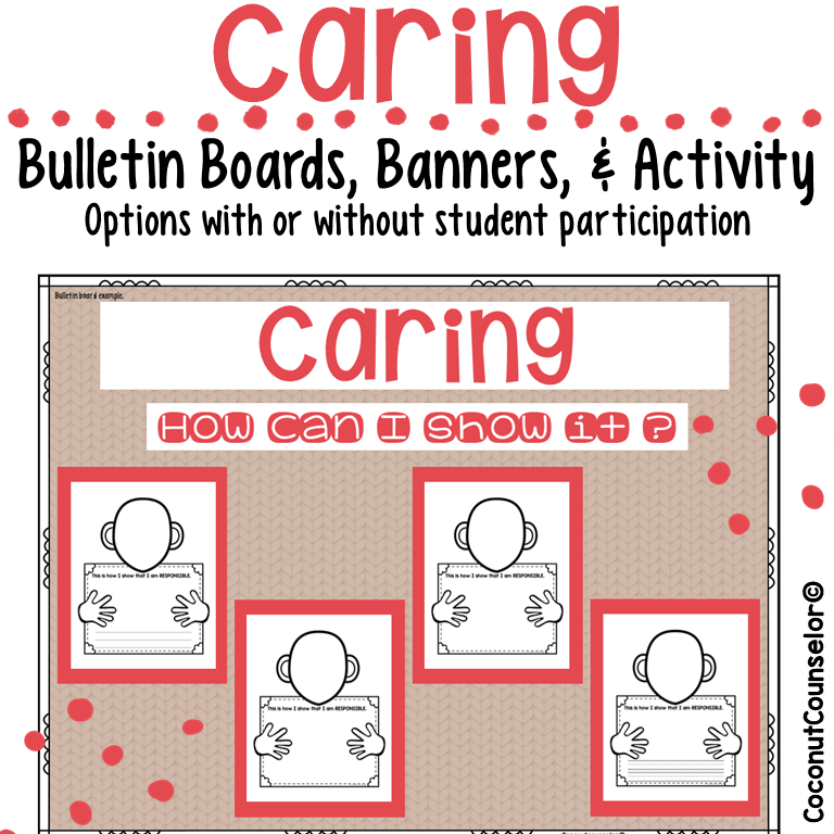 Caring Bulletin Board, Banner, Activity - Classful