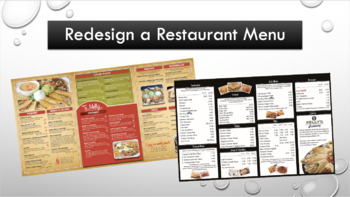 Design a Restaurant Menu Project with Rubric - Classful