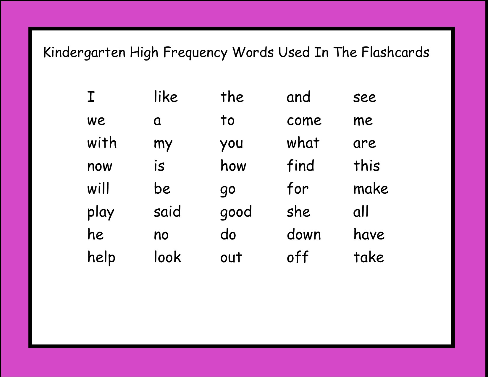 Groundhog Day Theme Kindergarten High Frequency Word Cards - Classful