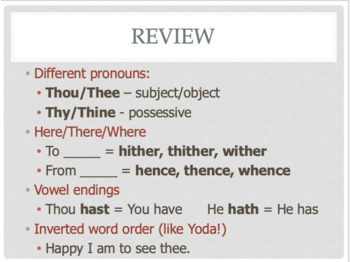 Shakespeare's Language- Understanding Elizabethan Dialect - Classful