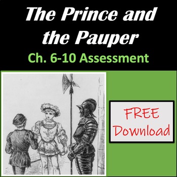 The Prince and the Pauper by Mark Twain: Quiz for Ch. 6-10