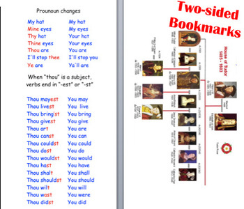 Tudor Monarchy Bookmark - Classful