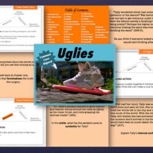 Uglies by Scott Westerfeld - Close Reading PowerPoint - Classful