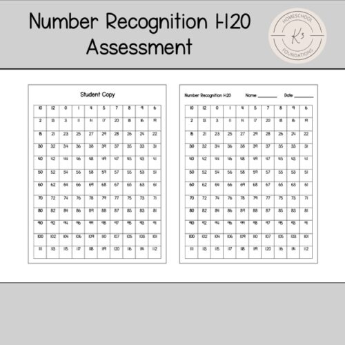 Number Recognition 0-120 - Classful