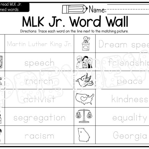 Martin Luther King Jr. Write the Room + Sentence Writing Activity ...