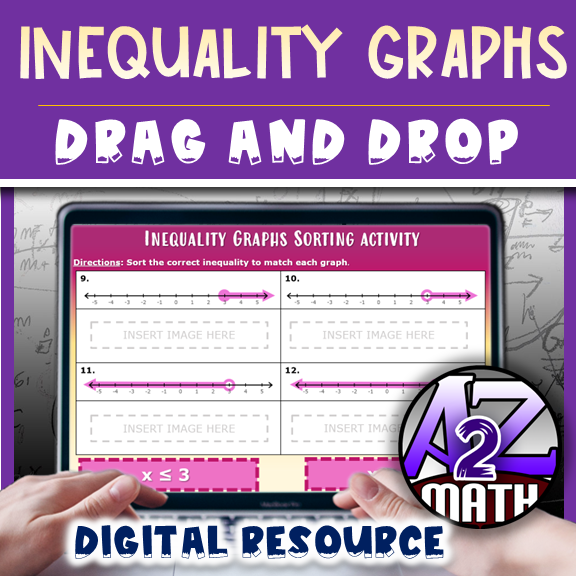 Inequality Graphs Activity Digital Drag and Drop - Classful
