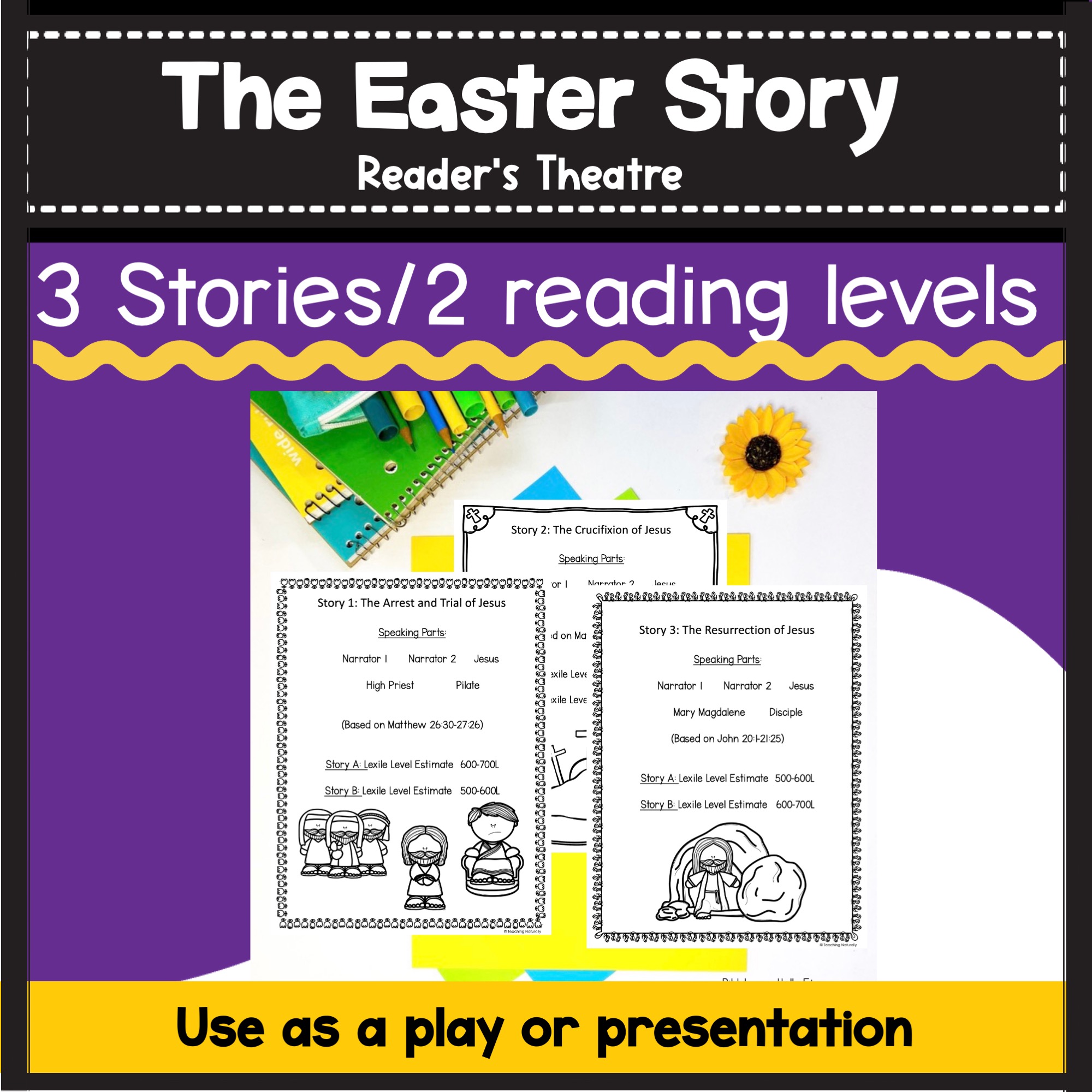 Easter Bible Story Reader's Theatre - Classful