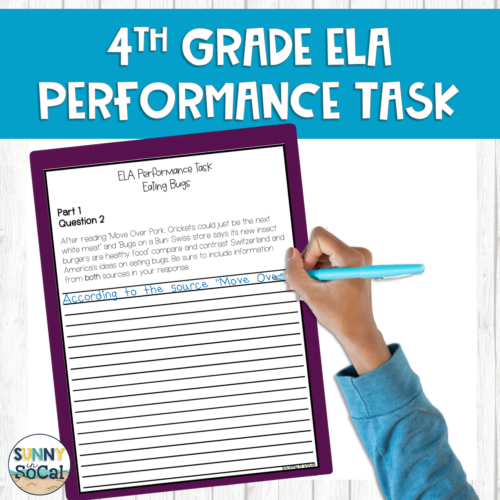 4th Grade ELA Performance Task | Eating Insects - Classful