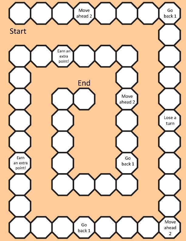 Generic Game Board Use with any Subject - Classful