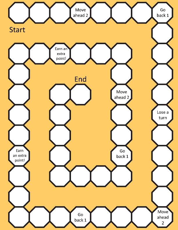 Generic Game Board Use with any Subject - Classful