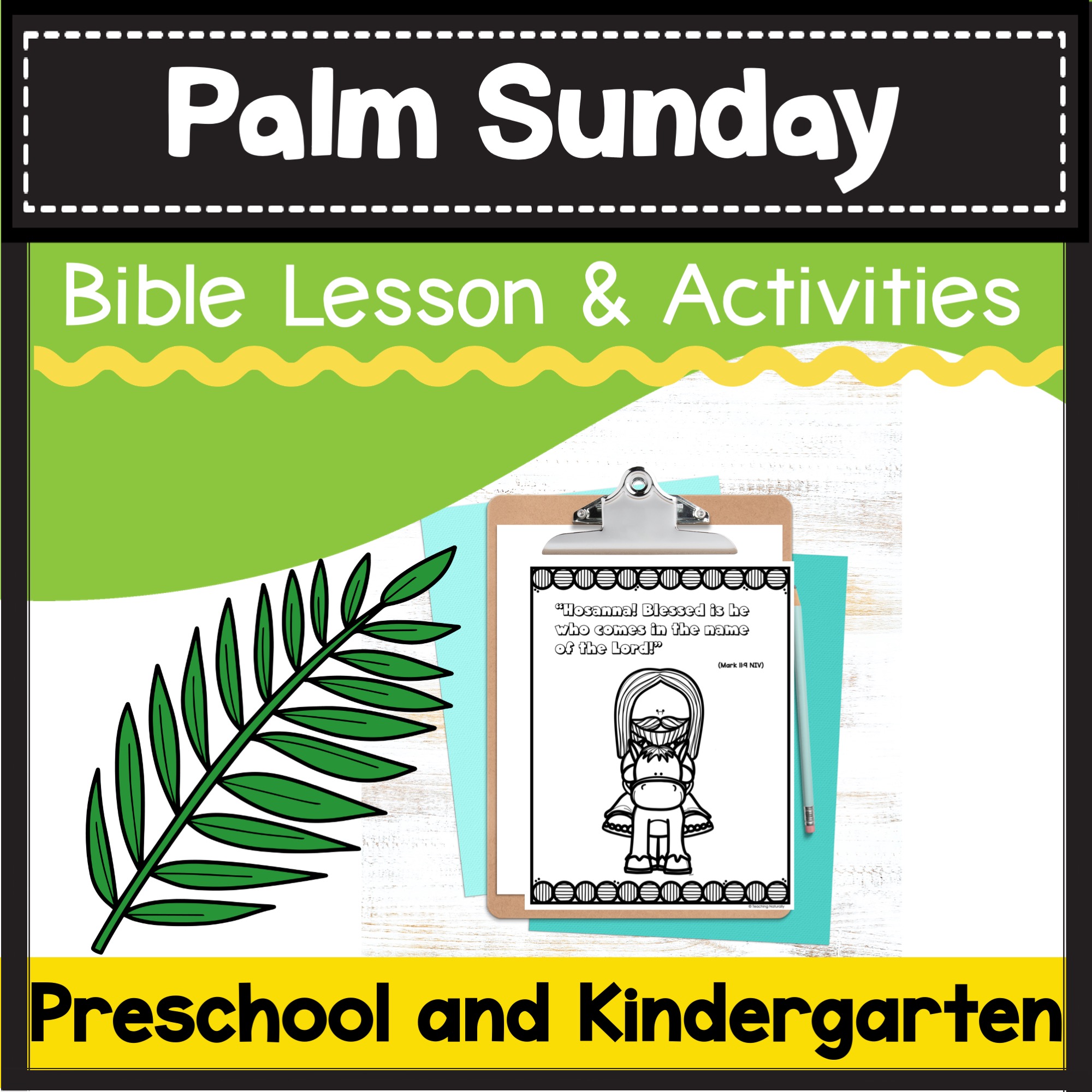 Palm Sunday Easter Bible Lesson and Activities - Classful