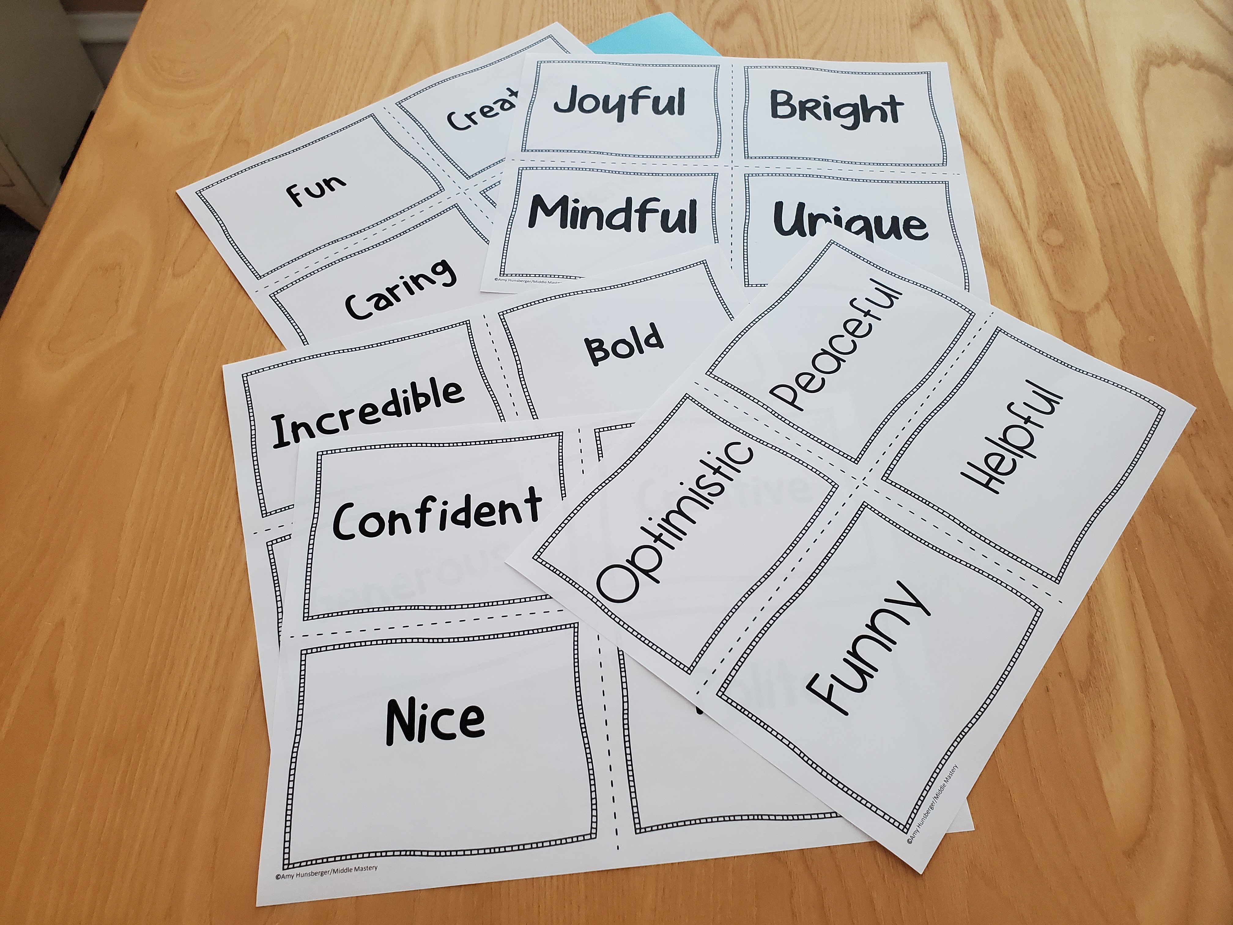 Self-Esteem Activity I AM Board - Classful