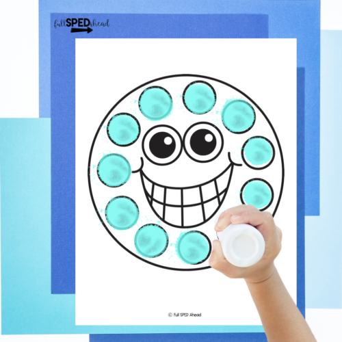 Fine Motor Activities Bingo Marker Dauber Printable Coloring Pages ...