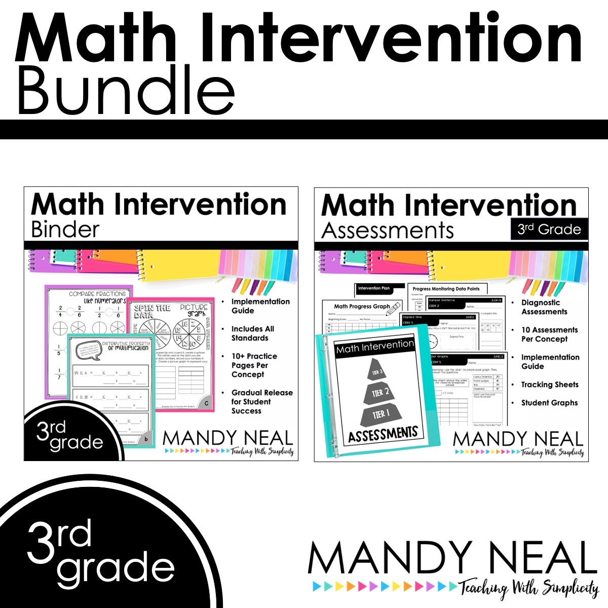 3rd Grade Math Intervention Activities and Assessments - Classful