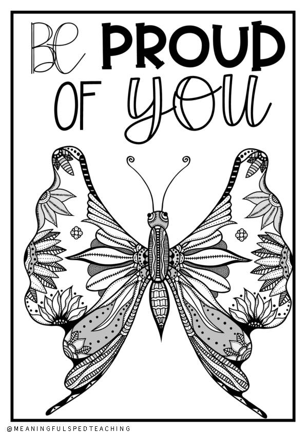 Spring Mindfulness Coloring Page Doodles For Kids and Teens NO PREP ...