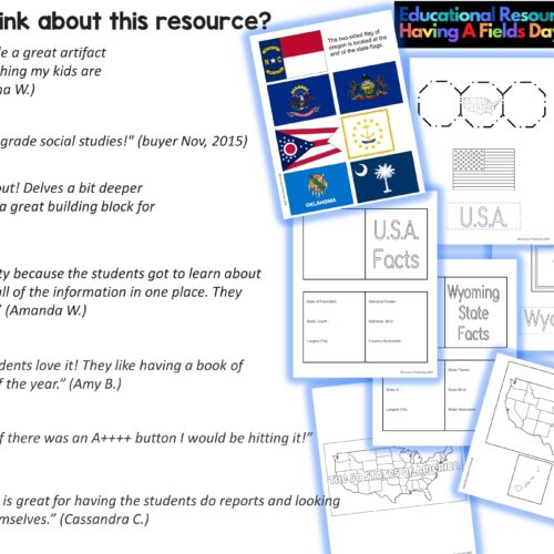 50 States Interactive Notebook - Classful