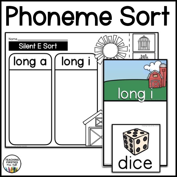Phoneme Isolation Activities For Silent E Long Vowels - Digital and ...