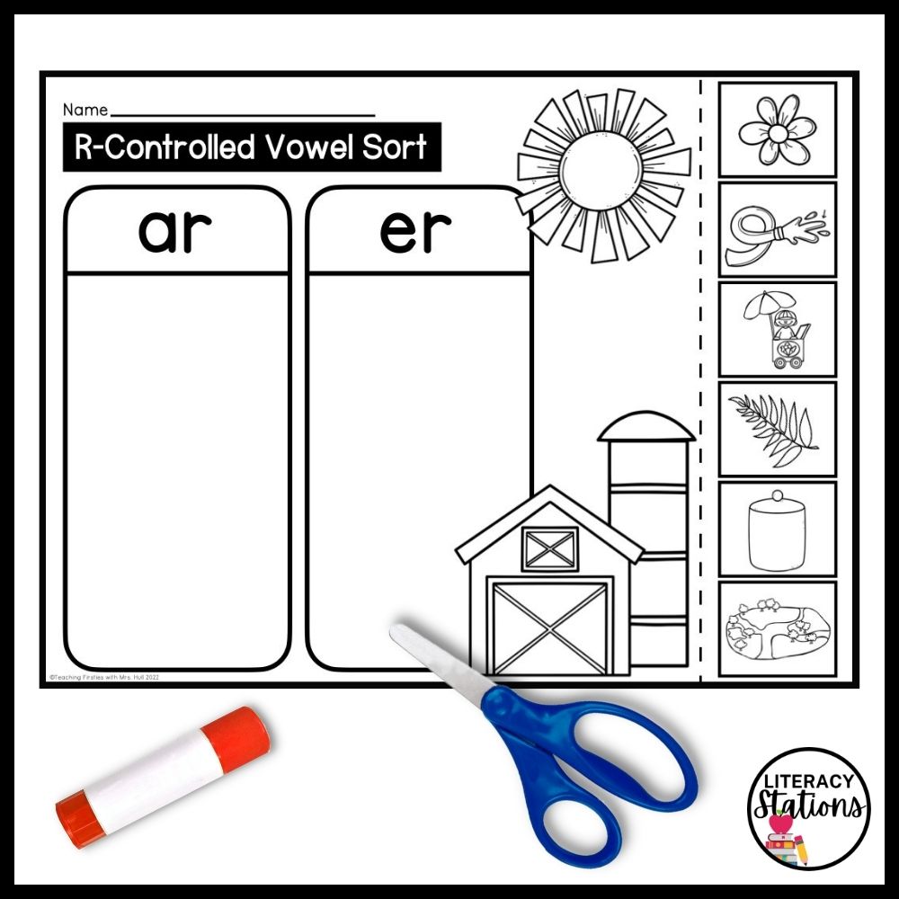 Phoneme Isolation Activities For R-Controlled Vowels - Digital and ...