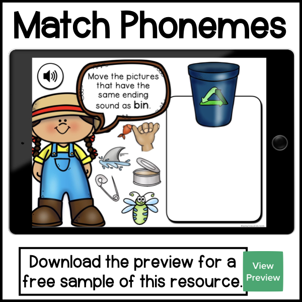 Phoneme Isolation Activities For Short Vowel CVC Words - Digital and ...