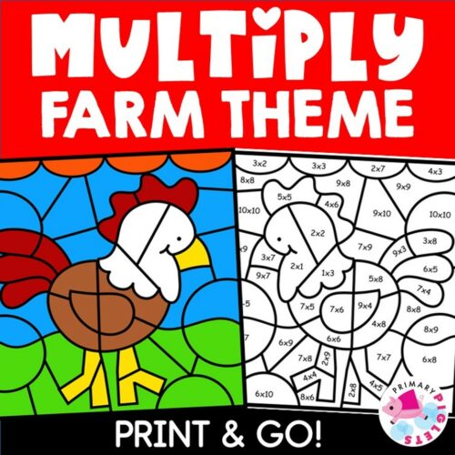 FARM ANIMALS | FARM COLOR BY CODE | FARM COLOR BY NUMBER | FARM COLOR ...