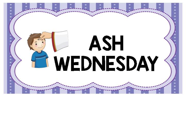 Ash Wednesday Bulletin Board - Classful