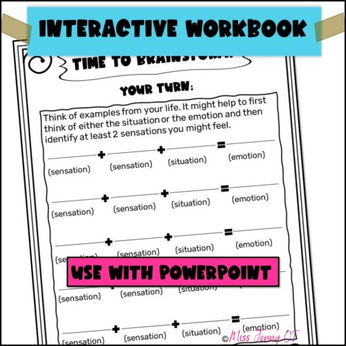 Self Regulation Strategies for Teens PowerPoint and Workbook - Classful