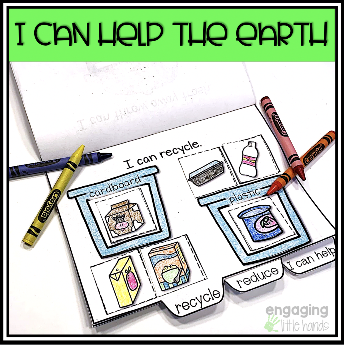 Reduce, Reuse, Recycle Interactive Flip Books - Classful