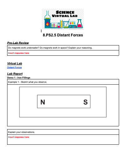 8.PS2.5 Distant Forces Video Lab - Classful