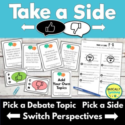 Perspective Taking Activity With Debate Topics - Classful