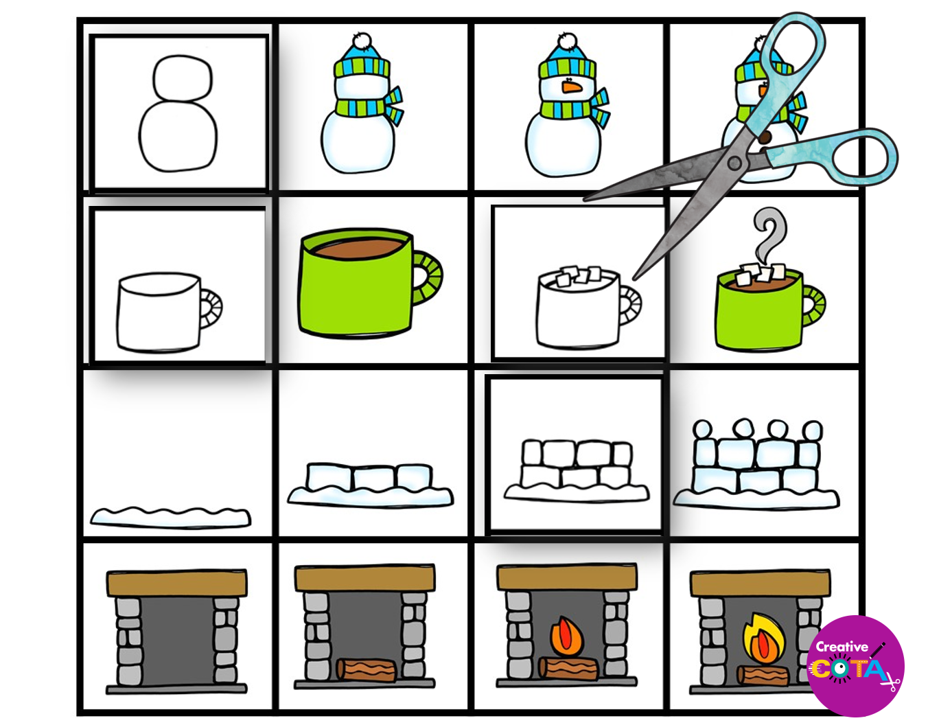 4 Picture Sequencing for Winter Spring Summer and Fall - Classful