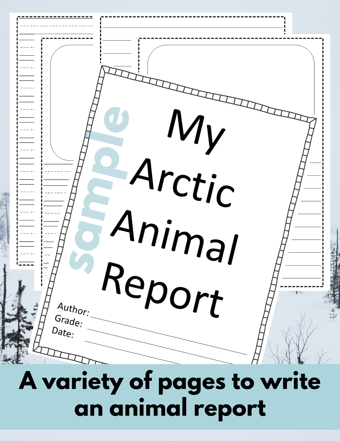 Arctic Wolf Animal Research Pages for research and writing animal ...