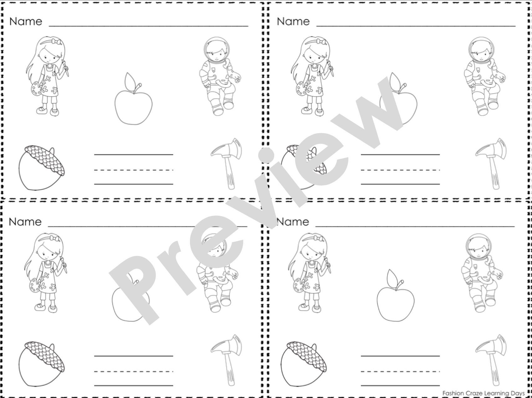 Letter Sound Recognition Exit Slips - Classful