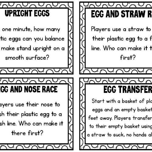 Easter Minute To Win It Challenges - TASK CARDS AND DISPLAY CARDS ...