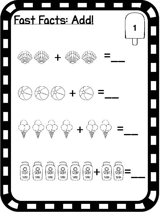 Kindergarten Summer Review Packet- 40 days of ELA and Math, Summer ...