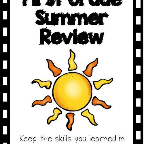 First Grade Summer Review Pack- 40 days of ELA and Math, Summer School ...